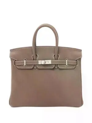Hermès 25 Birkin Togo Tote Bag - Brown