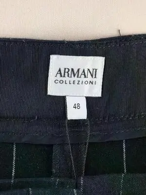 Giorgio Armani Pinstripe-pattern Pleated Straight-leg Trousers