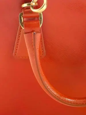 Prada Promenade Bag Vernice Saffiano Leather Small Satchel