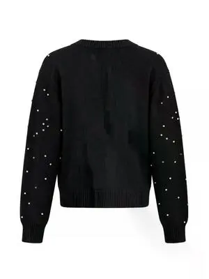 KAOS Faux-pearl Embellished Sweater