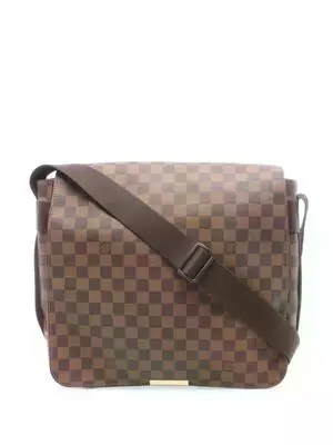 LOUIS VUITTON 2006 Damier Ebene Bastille Shoulder Bag - Brown