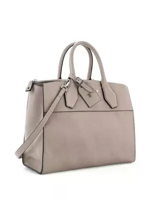 LOUIS VUITTON City Steamer Handbag Leather Mm Tote Bag