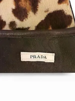 Prada Leopard-print Calf-fur Gloves