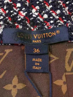 LOUIS VUITTON 2010s Tweed Monogram Skirt