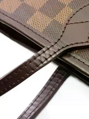 LOUIS VUITTON 2012 Mm Damier Ebene Neverfull Tote Bag