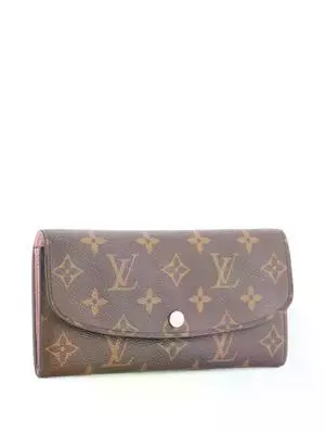 LOUIS VUITTON Emilie Wallet Monogram Canvas Small Wallets