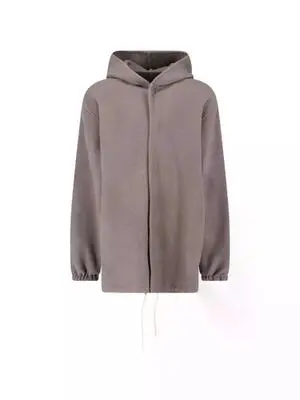 Rick Owens Cashmere Hooded Jacket - Neutrals