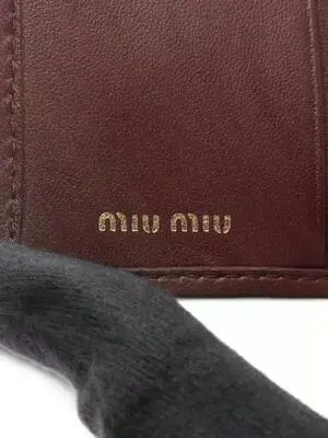 Miu Miu Matelassé Leather Card Case
