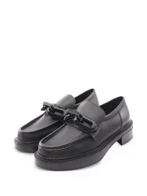 LOUIS VUITTON 2023 Academy Line Loafers - Black