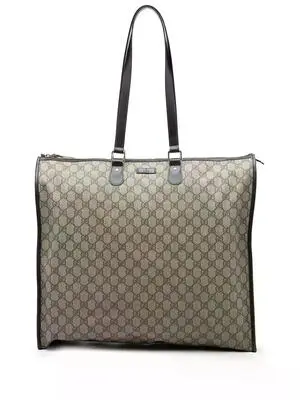 Gucci 2016-2026 Gg Supreme Tote Bag - Neutrals