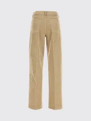 7 For All Mankind High-waisted Wide Leg Corduroy Trousers - Beige