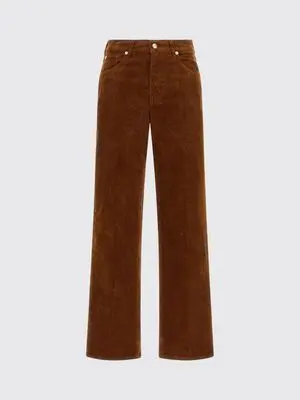 7 For All Mankind High-waisted Wide Leg Corduroy Trousers - Brown