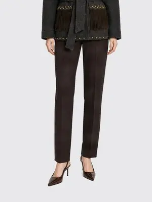 PAROSH Mid-rise Skinny Stretch Virgin Wool Trousers P.a.r.o.s.h - Brown