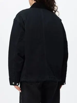 Carhartt Work In Progress Oversized Organic Cotton Shirt Jacket With Velvet Collar