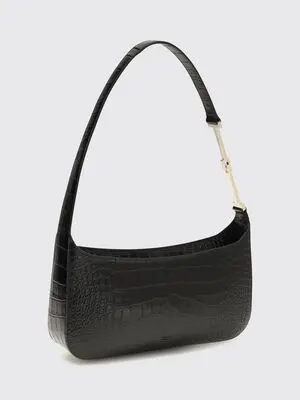 TOM FORD Croc-effect Bovine Leather Shoulder Bag With Zip Closure