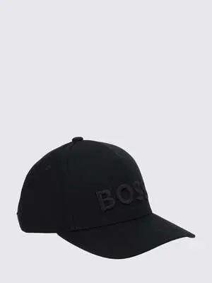 BOSS Cotton Baseball Cap With Adjustable Tone-on-tone Logo - Black