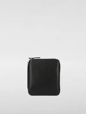 Comme Des Garçons Continental Zip-around Leather Wallet By - Black