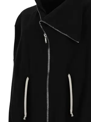 Rick Owens Giacca "mountain" Con Zip Asimmetrica