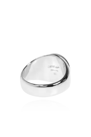 Off-White Brass Signet Ring
