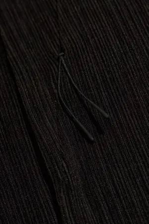 POST ARCHIVE FACTION Ribbed Jacket With Stand Collar By