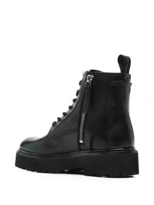 Woolrich Lace-up Platform Ankle Boots