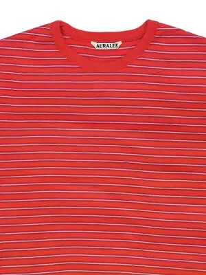 Auralee Striped Wool T-shirt