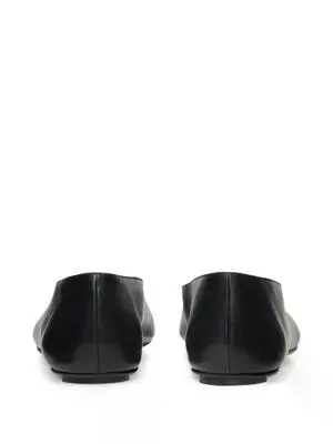MARINE SERRE Smooth Leather Ms Ball Classic Ballerina Flats