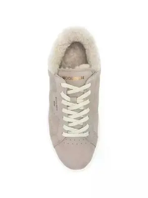 Woolrich Shearling-lined Leather Sneakers