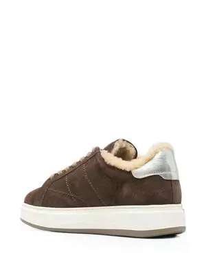 Woolrich Shearling-lined Suede Sneakers