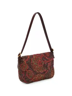 Malìparmi Blossom Bead-embroidered Shoulder Bag