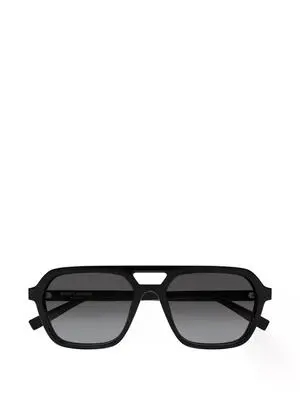 Saint Laurent Pilot-frame Sunglasses - Black