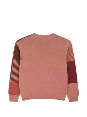 FAVORITE PEOPLE Traveler Patchwork Color-block Sweater