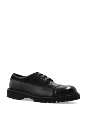 Dolce & Gabbana Leather Lace-up Flat Shoes By