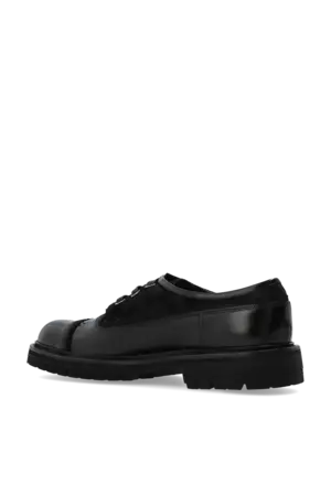 Dolce & Gabbana Leather Lace-up Flat Shoes By