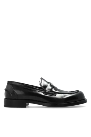 Dolce & Gabbana Leather Loafers By - Black