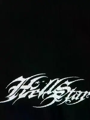 HELLSTAR Tattoo Logo Beanie Hat - Black