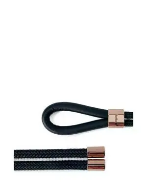 Max Mara Braided Metallic-accent Belt