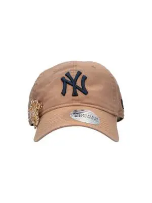 ANOTHER CHANCE Embellished Logo Baseball Cap - Beige