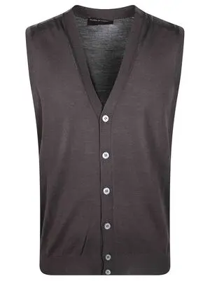 FILIPPO DE LAURENTIIS English Rib Over-shirt - Marrone