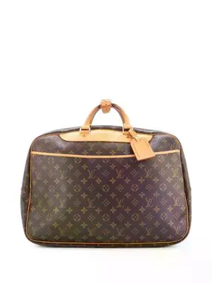 LOUIS VUITTON Alize Bag Monogram Canvas 24 Heures Travel Bag