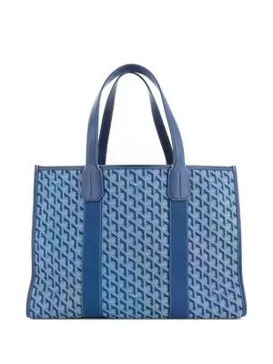 Goyard Villette Coated Canvas Mm Tote Bag - Blue