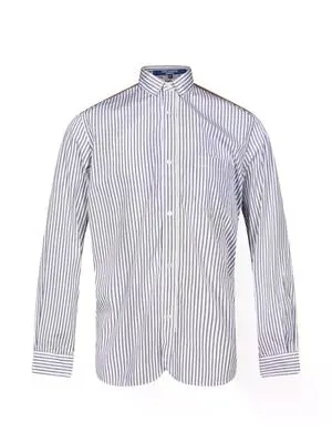 Junya Watanabe Striped Panelled Shirt - Blue