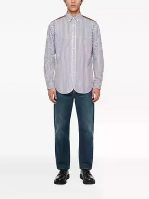 Junya Watanabe Striped Panelled Shirt
