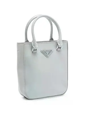 Prada Small Logo-plaque Tote Bag