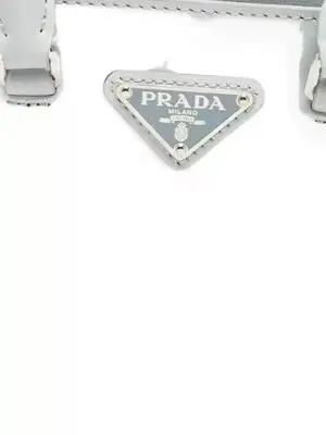 Prada Small Logo-plaque Tote Bag