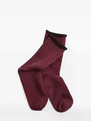 ROTOTO Double Face Socks - Red