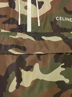 Celine Camouflage-print Windbreaker Jacket