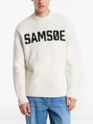 Samsøe Samsøe Sadavide Crew-neck Sweater - Neutrals