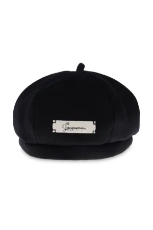 Jacquemus Wool Hat ‘cavallo - Black