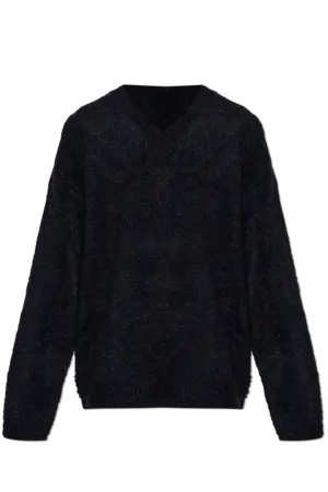 Dolce & Gabbana Oversized Wool Sweater - Black
